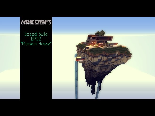 Modern house speed build Minecraft Map