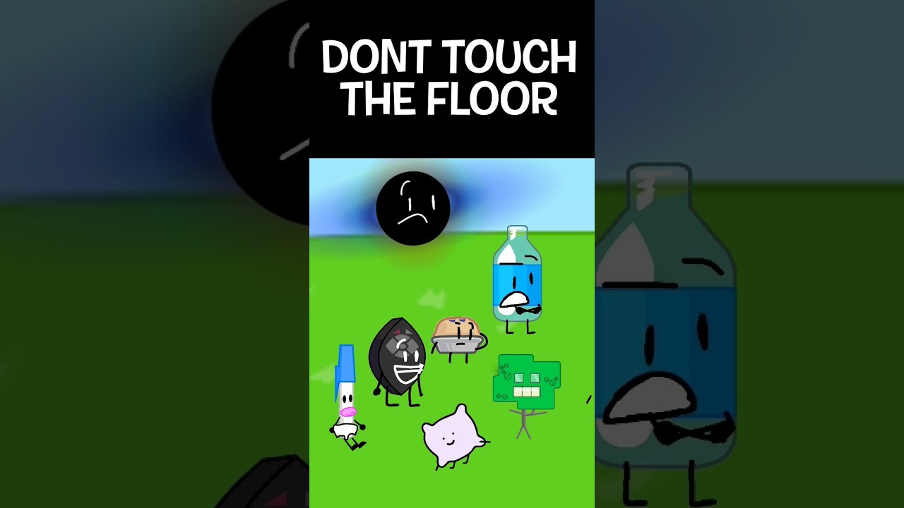 BFDI MINI DEATH P.A.C.T 1: The Floor is a Liar #bfb #bfdi #animation #cartoon #objectcomplement