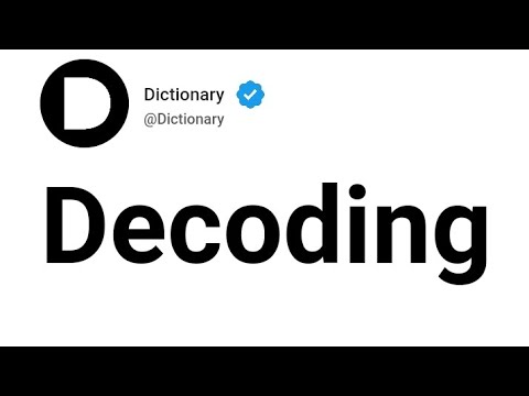 Decoding Meaning In English