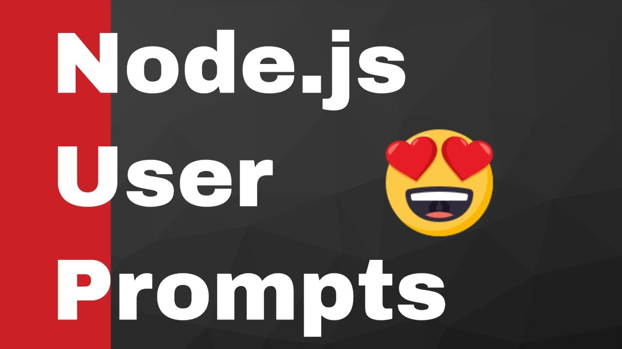 Build Node.js Command Line Input Prompts Using Prompt Node Module