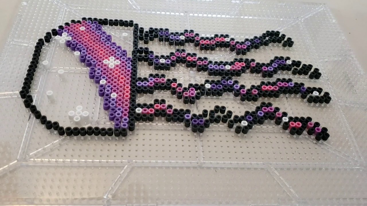 Perler Bead Cosmic Jellyfish