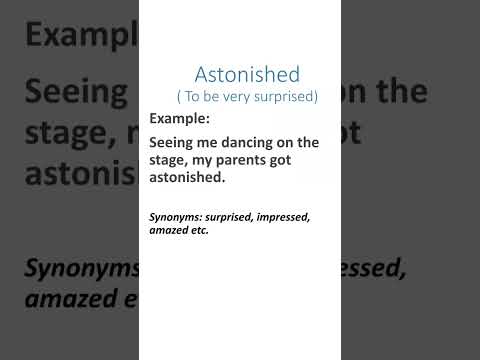 Astonished meaning | #vocabulary