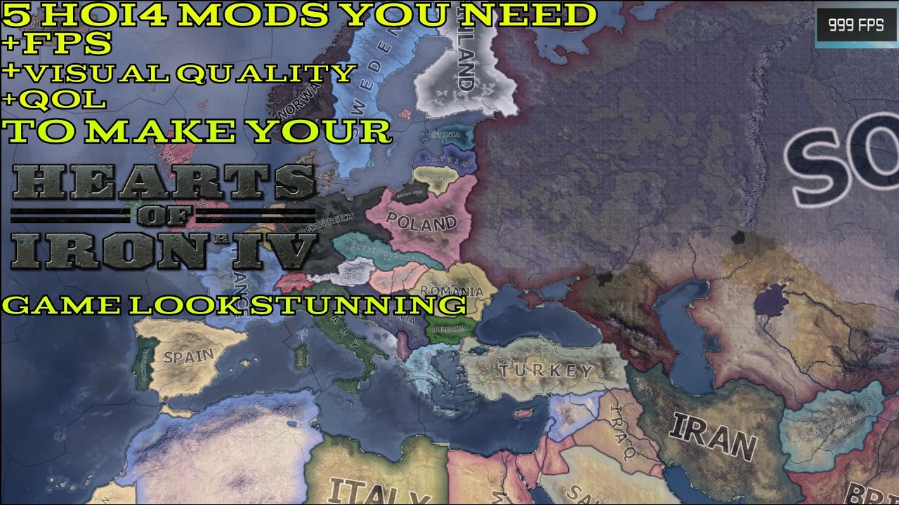 5 HOI4 Mods That Make Your Game Run SUPER Fast
