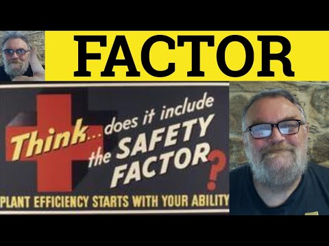 🔵 Factor Meaning - Factor Examples - Factor Definition - Define Factor - Factor in a Sentence