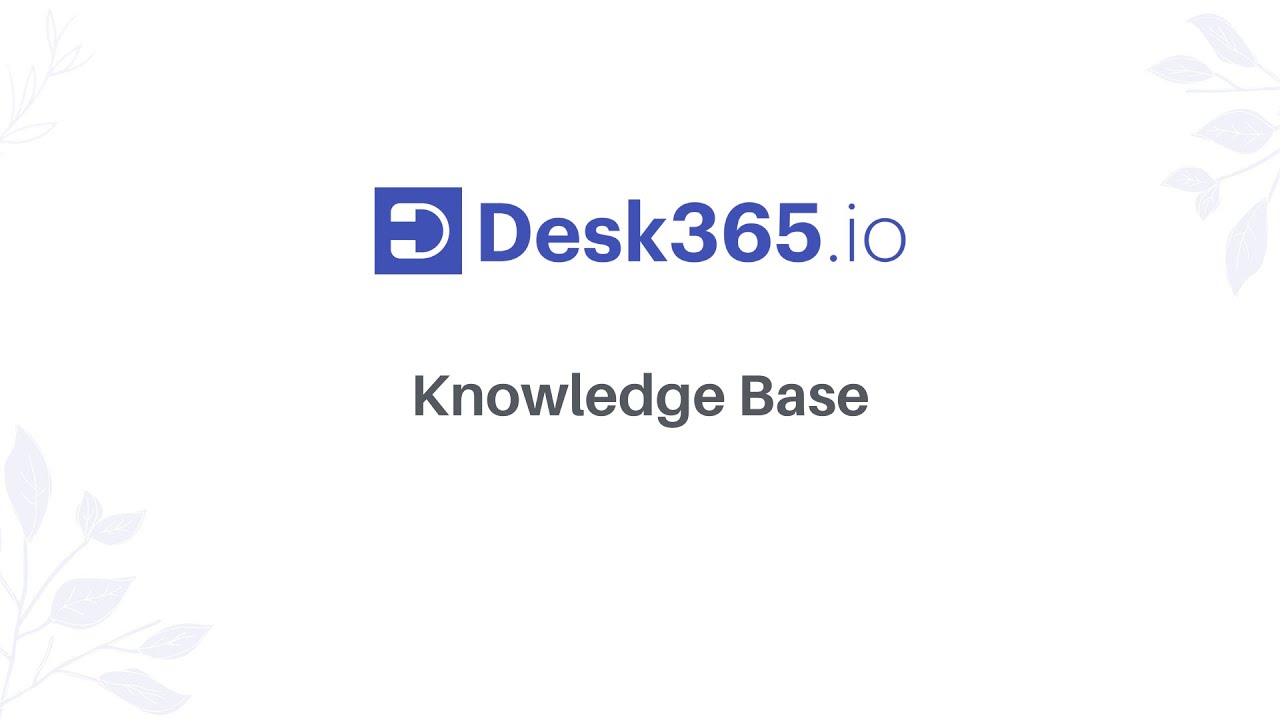 How To: Create a Knowledge Base