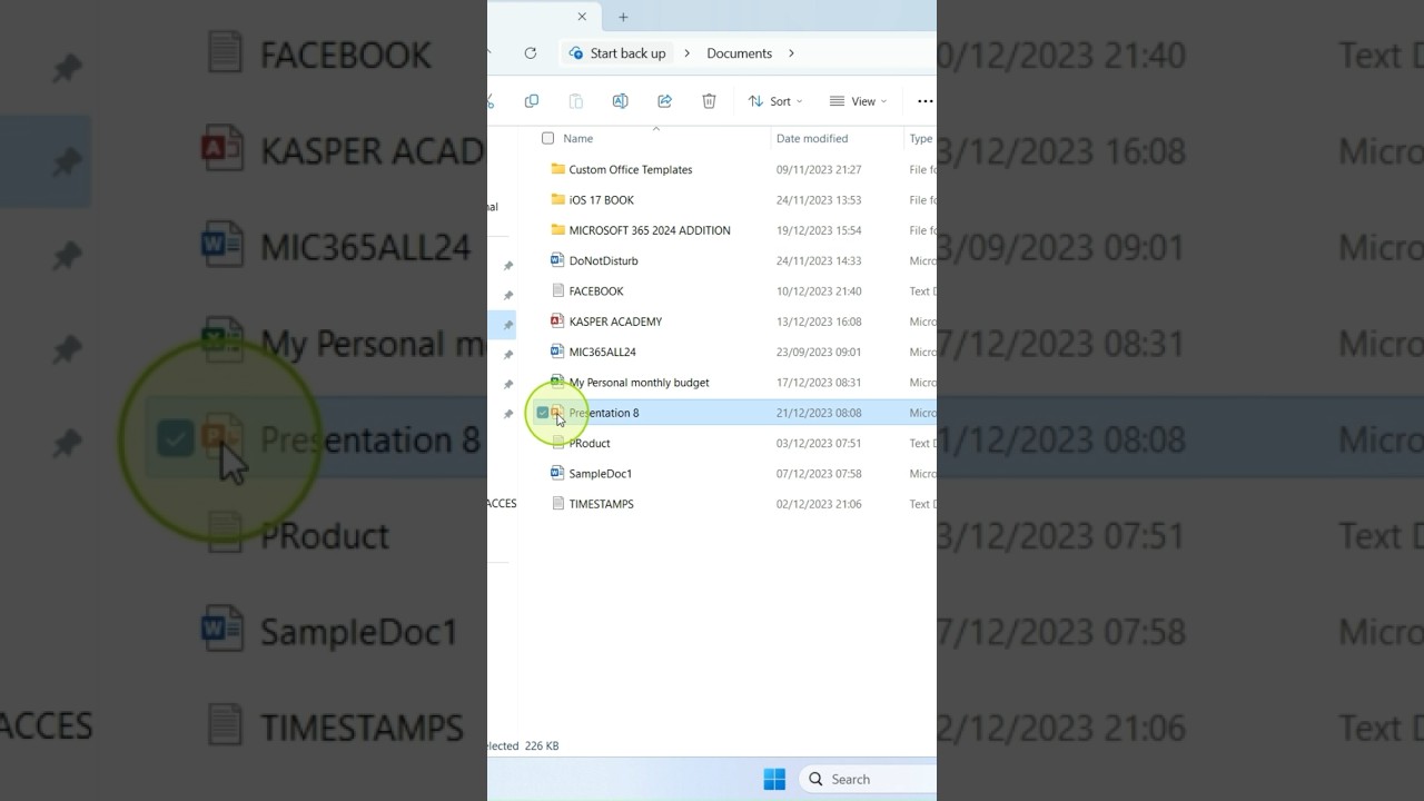 How to Send PPT (PowerPoint) File from Laptop to Phone - From Computer (Windows 11) to Android