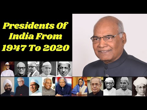 The President Of India | President Of India List From 1947 to 2020 | President Of India Name