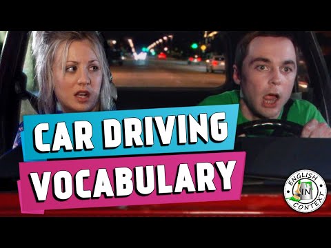 Car Driving Vocabulary | Words Related To Driving