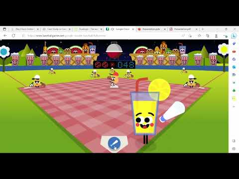 hitting a 1510 foot homerun in google doodle baseball