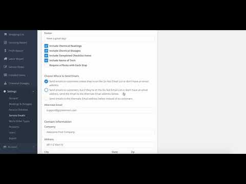 Customize Email Recipients for your Service Emails (Web) | Skimmer