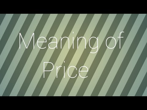 Meaning of Price in Business Law/ Price
