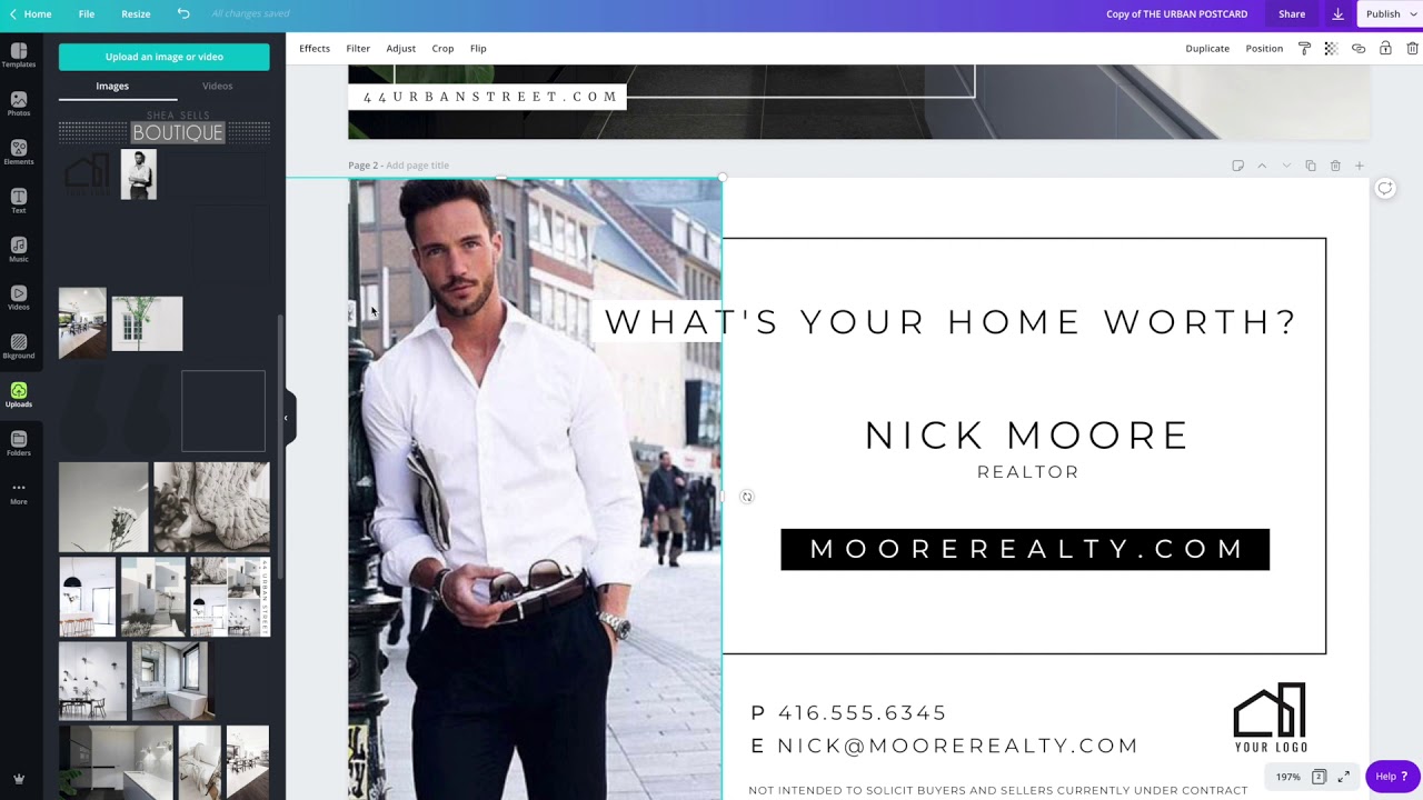 THE URBAN POSTCARD TEMPLATE WALKTHROUGH