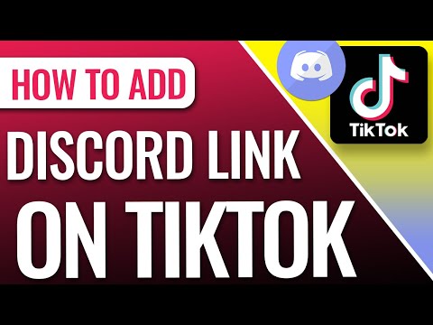 How To Add Discord Link To Tiktok