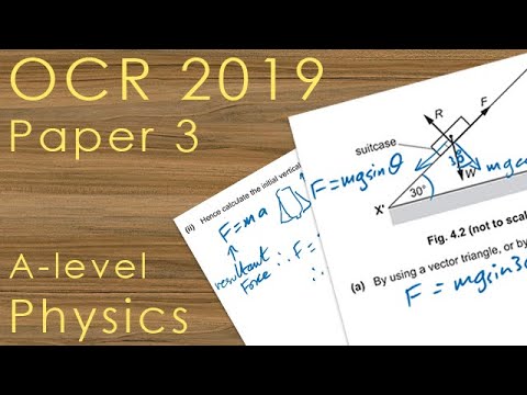 OCR 2019 Paper 3 - A-level Physics Past Paper