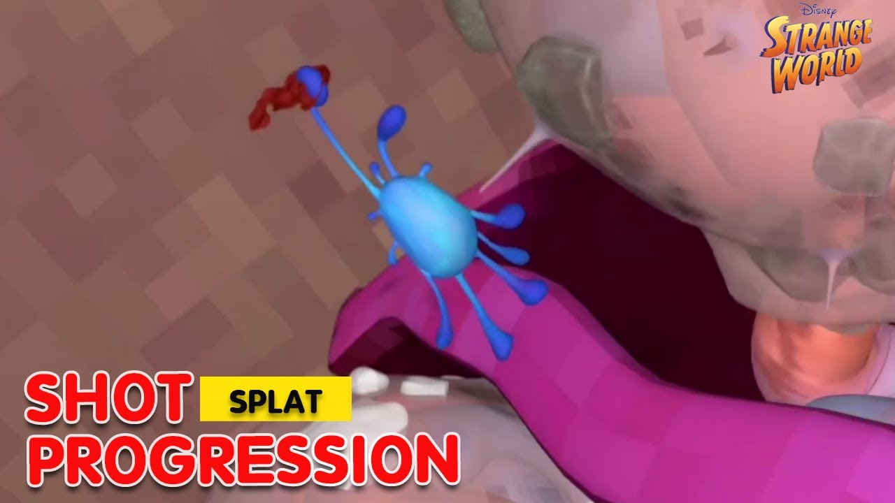 Strange World | Splat Shot Progression | Animation Breakdowns | 3D Animation Internships