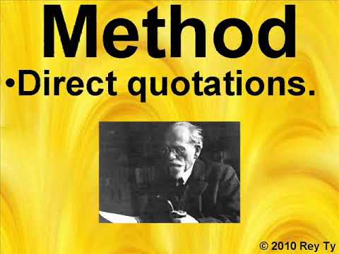 Husserl's Phenomenology In His Own Words -- "Rey Ty"