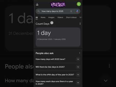 How many days to 2025? #shorts #2025