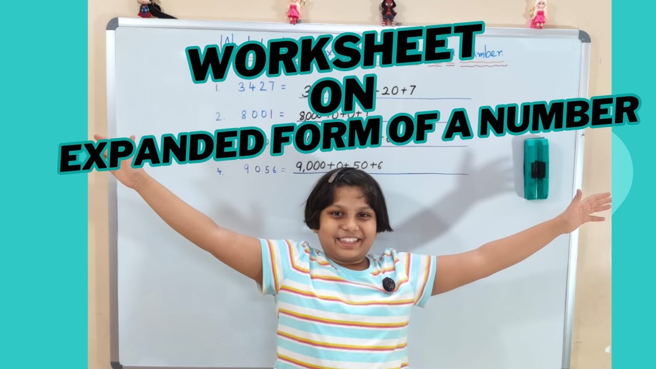 Worksheet on Expanded Form of a Number | Expanded form Worksheets | #maths #learning #education