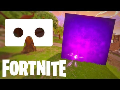 FORTNITE SBS 3D VR Box CUBE Box Mooving Loot Lake Google Cardboard not 360