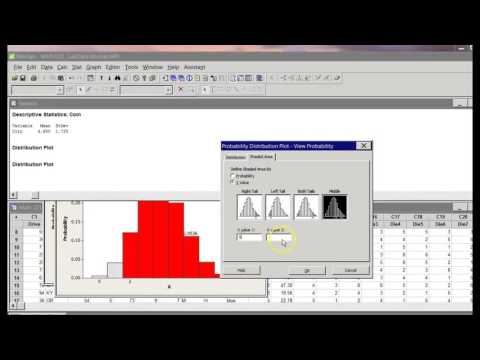 Using Minitab's Graphing Feature to determine Binomial Probabilities