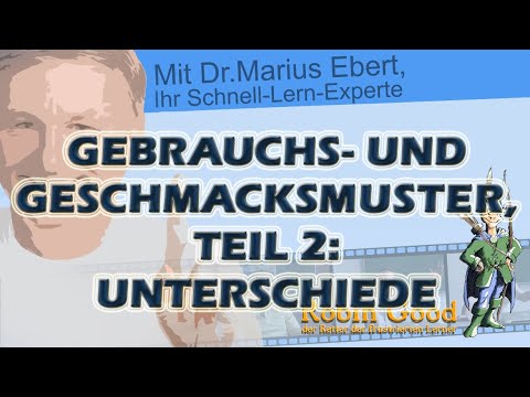 Gebrauchsmuster und Geschmacksmuster, Teil 2: Unterschiede