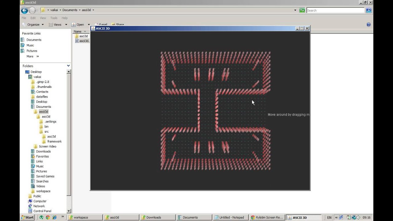 Java 3d ASCII + source code