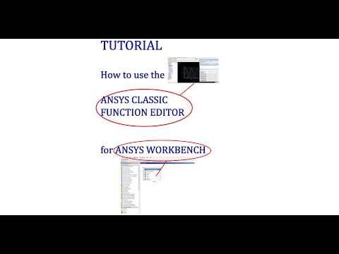 Speed tutorial: How to use ANSYS CLASSIC function editor for ANSYS WORKBENCH APDL snippets?