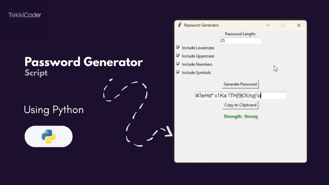 Create a Random Password Generator in Python with Tkinter | Full Step-by-Step Tutorial for Beginners