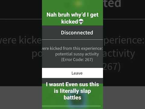 I got kicked for Sus activity?💀