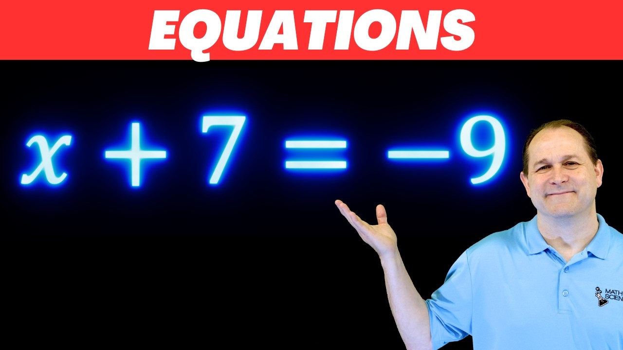 Solving Equations - The Easy Way, Practice & Master