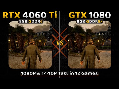 GTX 1080 vs RTX 4060 Ti : 1080P & 1440P | 12 Games Tested