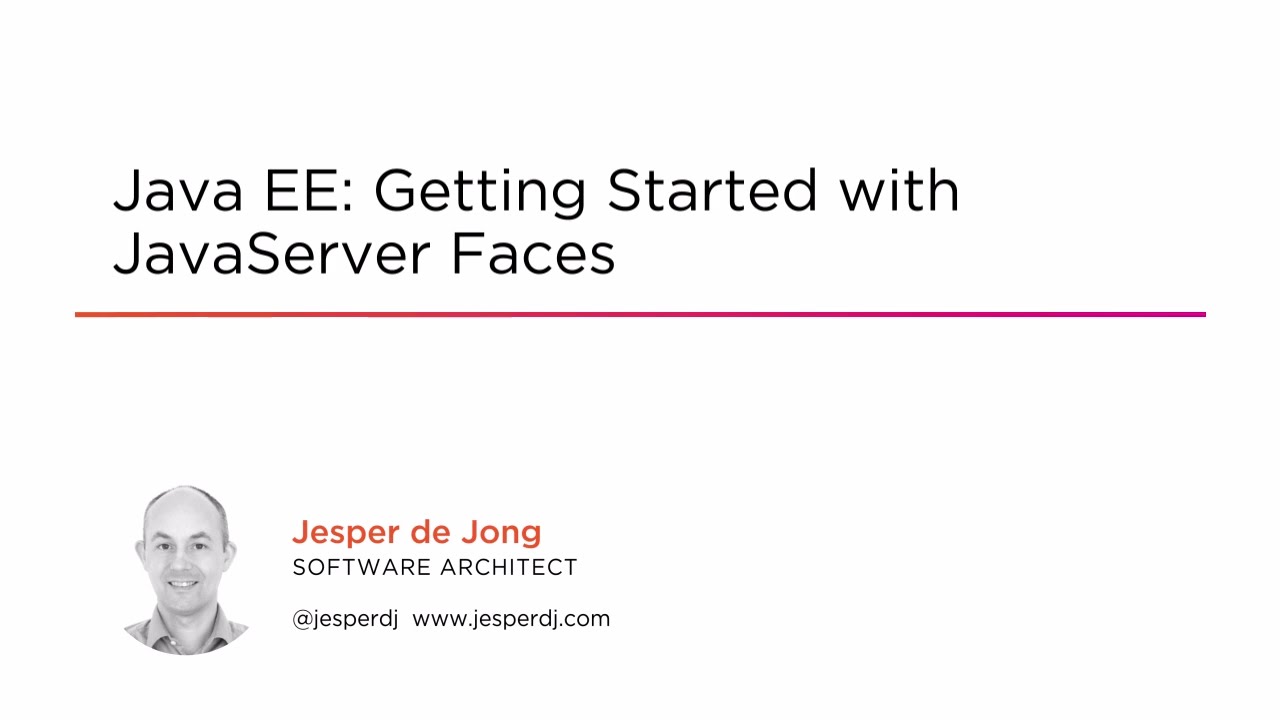 Course Preview: Java EE: Getting Started with JavaServer Faces