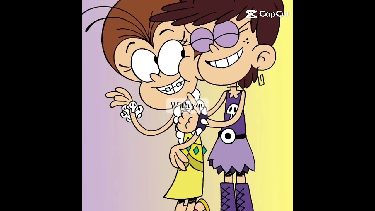 🌙🎭 Luna x Luan | Loud House Romance Edit 💜🎶