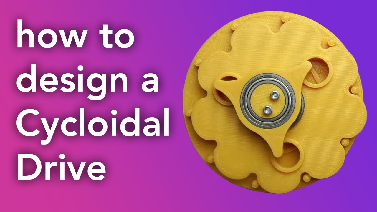 Designing a cycloidal drive in Python and Fusion 360