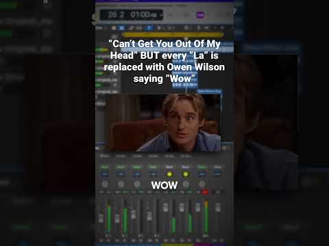 Can’t get you out of my head but it’s Owen Wilson saying Wow