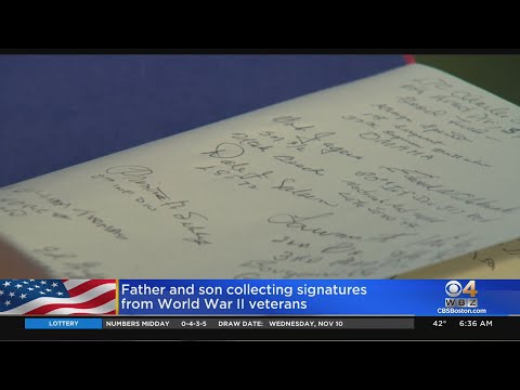 Massachusetts Veteran Honors 'The Greatest Generation' By Collecting Heroes' Signatures In Tom Broka