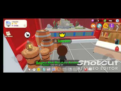 2 part of model house in play together I put the things in hall