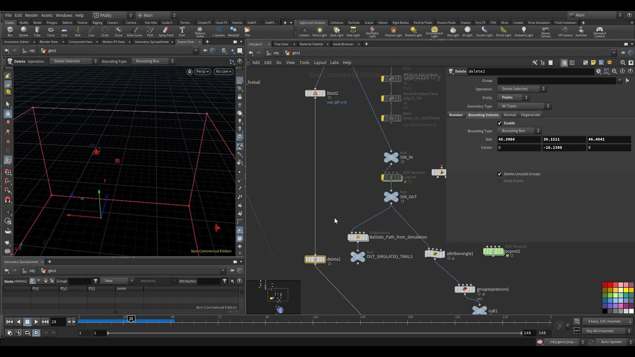 Houdini 19 Extreme Explosion tutorial part 4