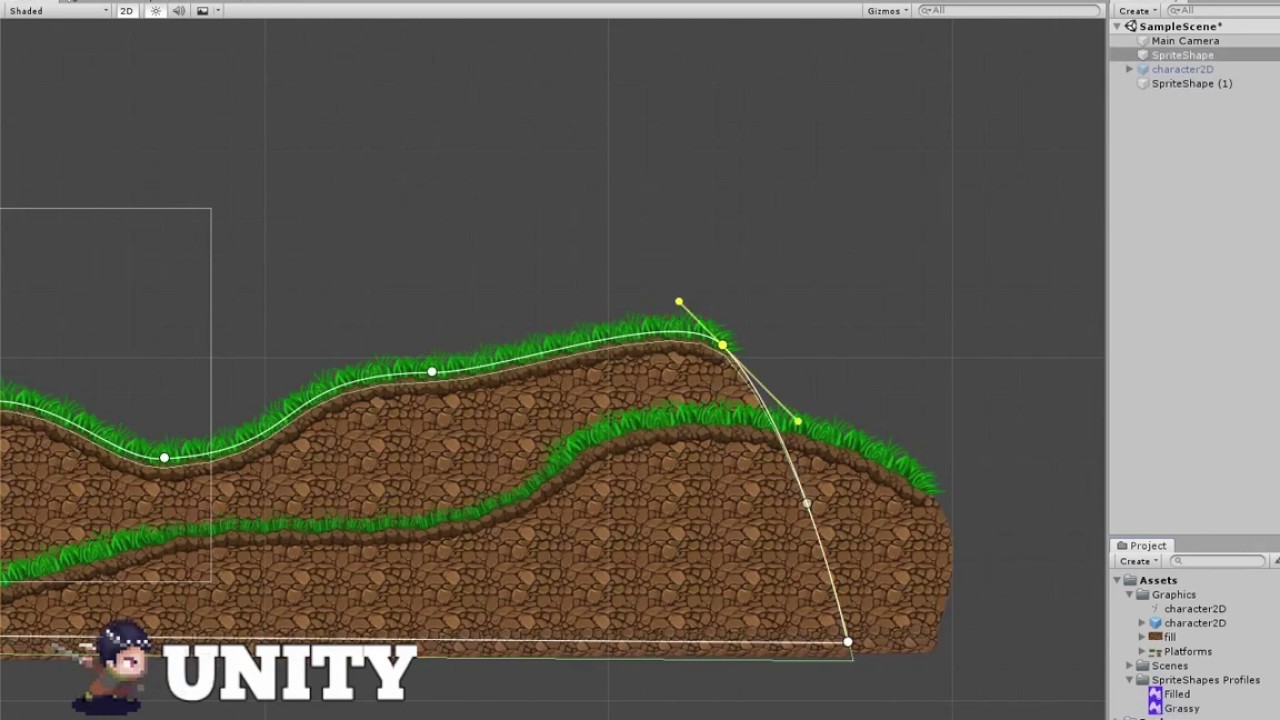 Unity 2D Tools Sprite Shape (Preview)
