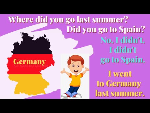 Where did you go last summer?2 Past simple. Irregular verb go-went. I went to Spain last summer.