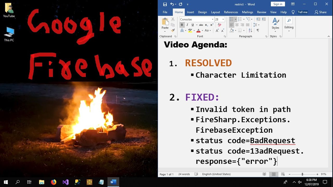 Store & Retrieve Email Address | Firebase C# | Fixed Error Invalid Path & Character Limitation