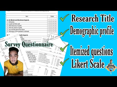 How to make a research Survey Questionnaire?