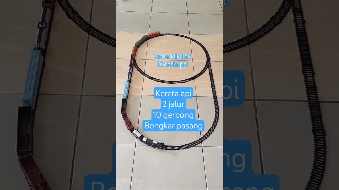 Mainan Kereta Api Rail King Train Ukuran Besar 2 Rel ( Jalur) #train #gerbongkereta