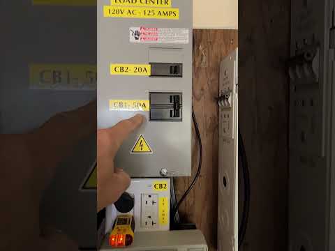 New! Siemens 125-amp Load Center (home solar electrical equipment upgrades underway!)