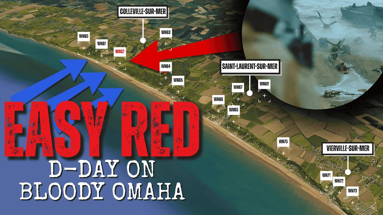 Omaha Beach Easy Red Sector — The Deadliest 500 Metres of D-Day (No AI)