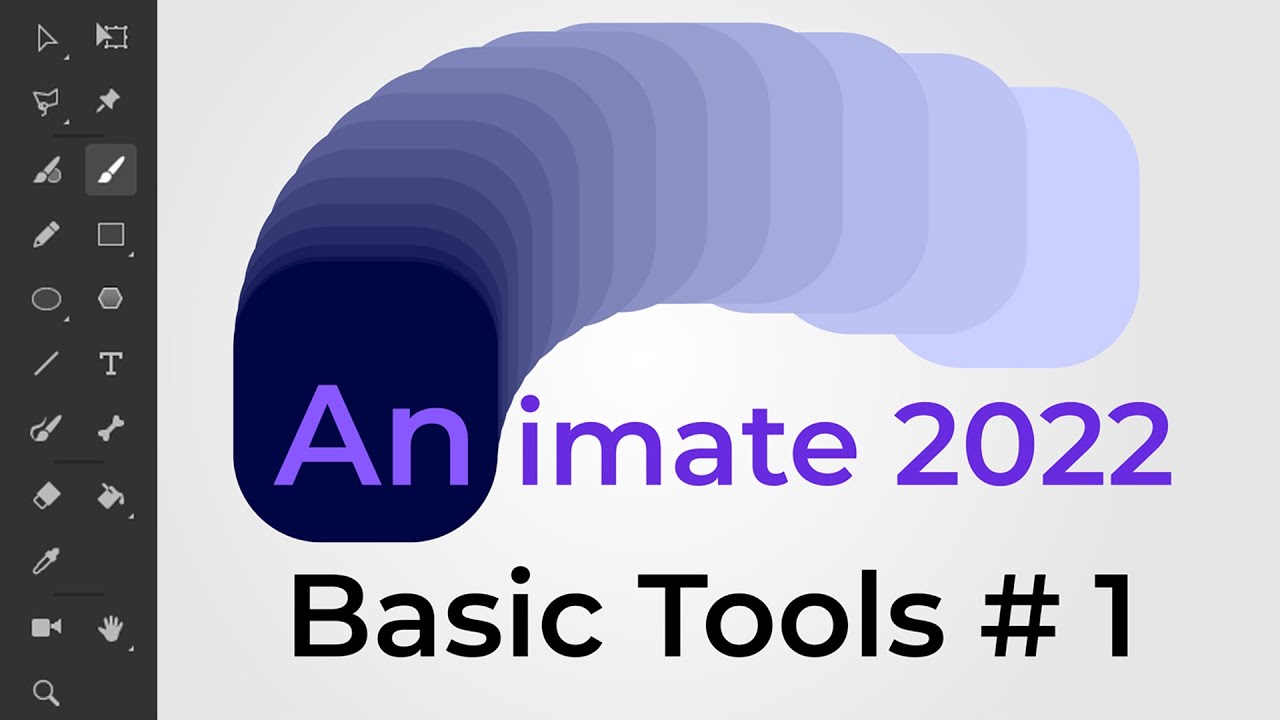 Adobe Animate 2022: Essential Beginner Tools Tutorial #1