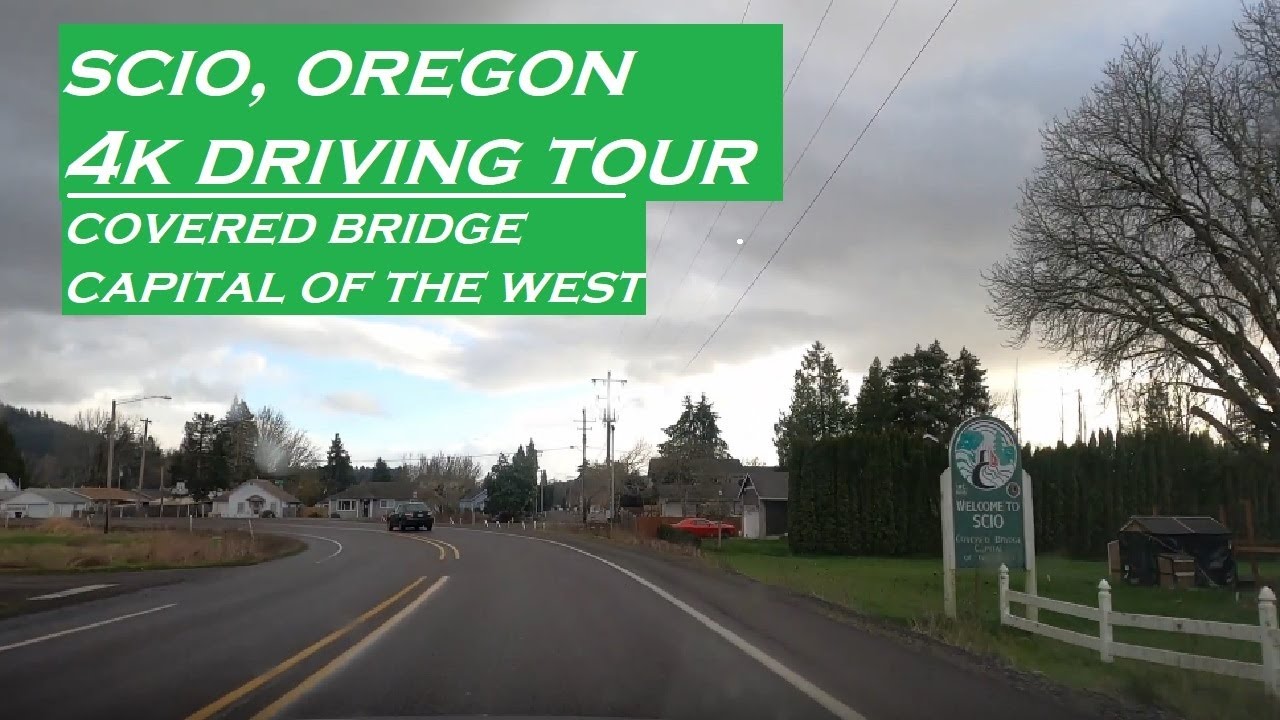 Scio, Oregon | 4k Driving Tour