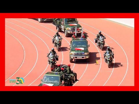 Ubwo Ibendera ry'u Rwanda ryagezwaga muri Stade Amahoro mu cyubahiro | #Kwibohora30