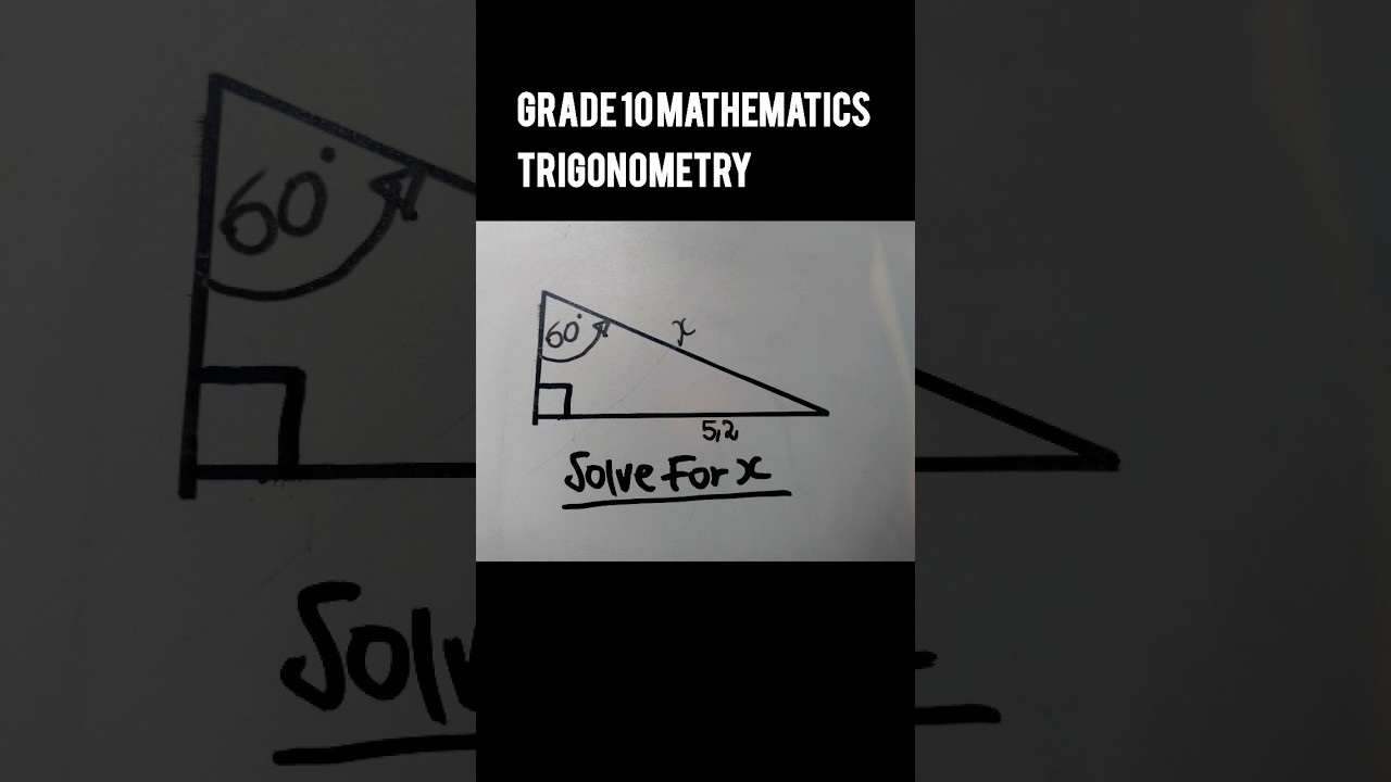 Trigonometry Activity Part 7 || Grade 10 Mathematics Exam Preparation