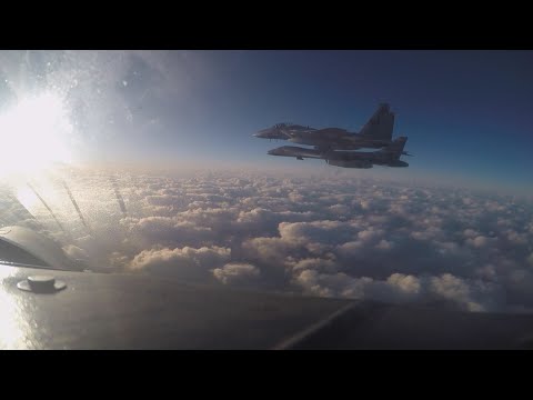COCKPIT VIEW: NORAD Launches Fighters and Bombers (Air Defense)